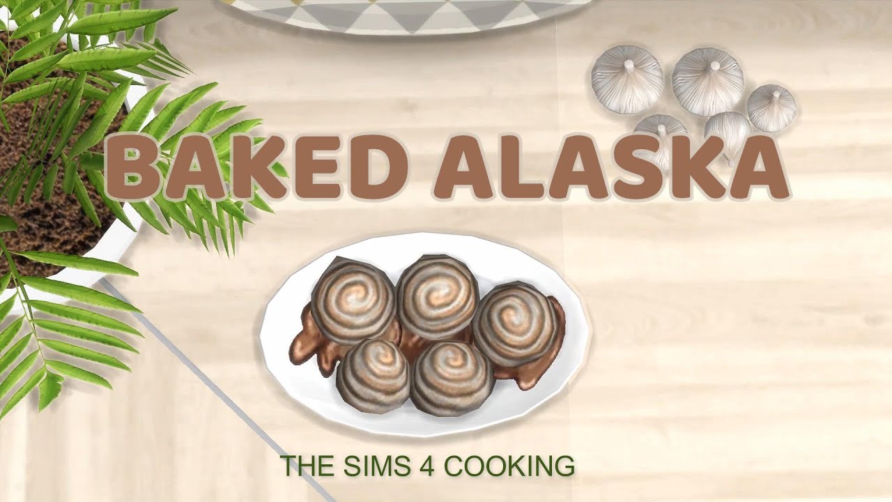 BAKED ALASKA [SIMS 4 COOKING] - YouTube