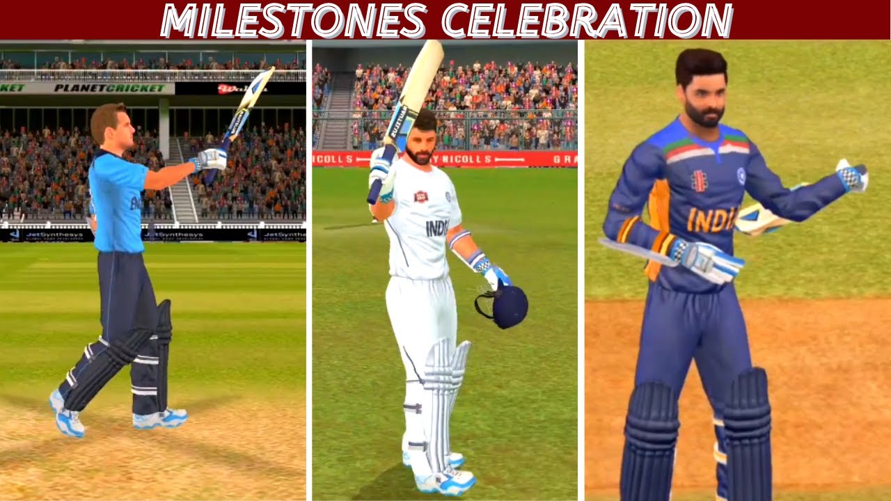Special Milestones Celebration in Real Cricket 22 | Rc22 - YouTube