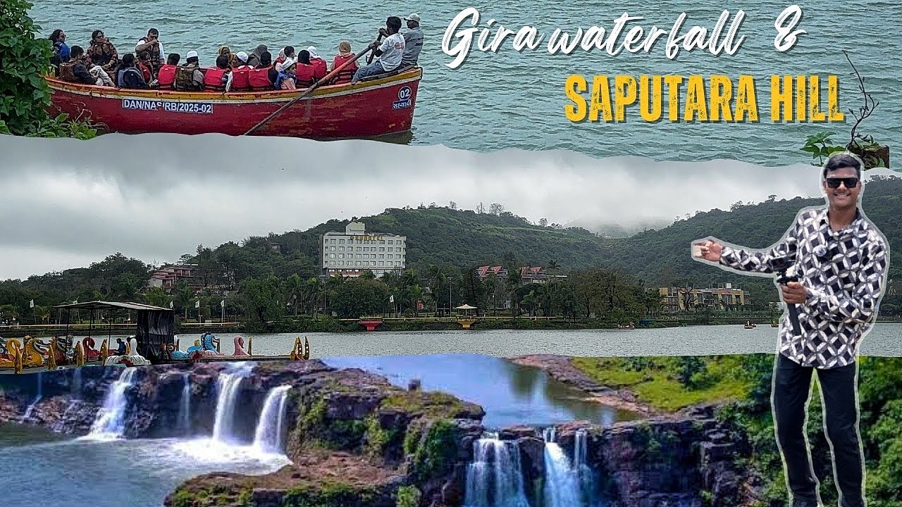 🌊 Saputara Hills & Gira Waterfall | Gujarat’s Switzerland 2025 ⛰️PART-2 ...