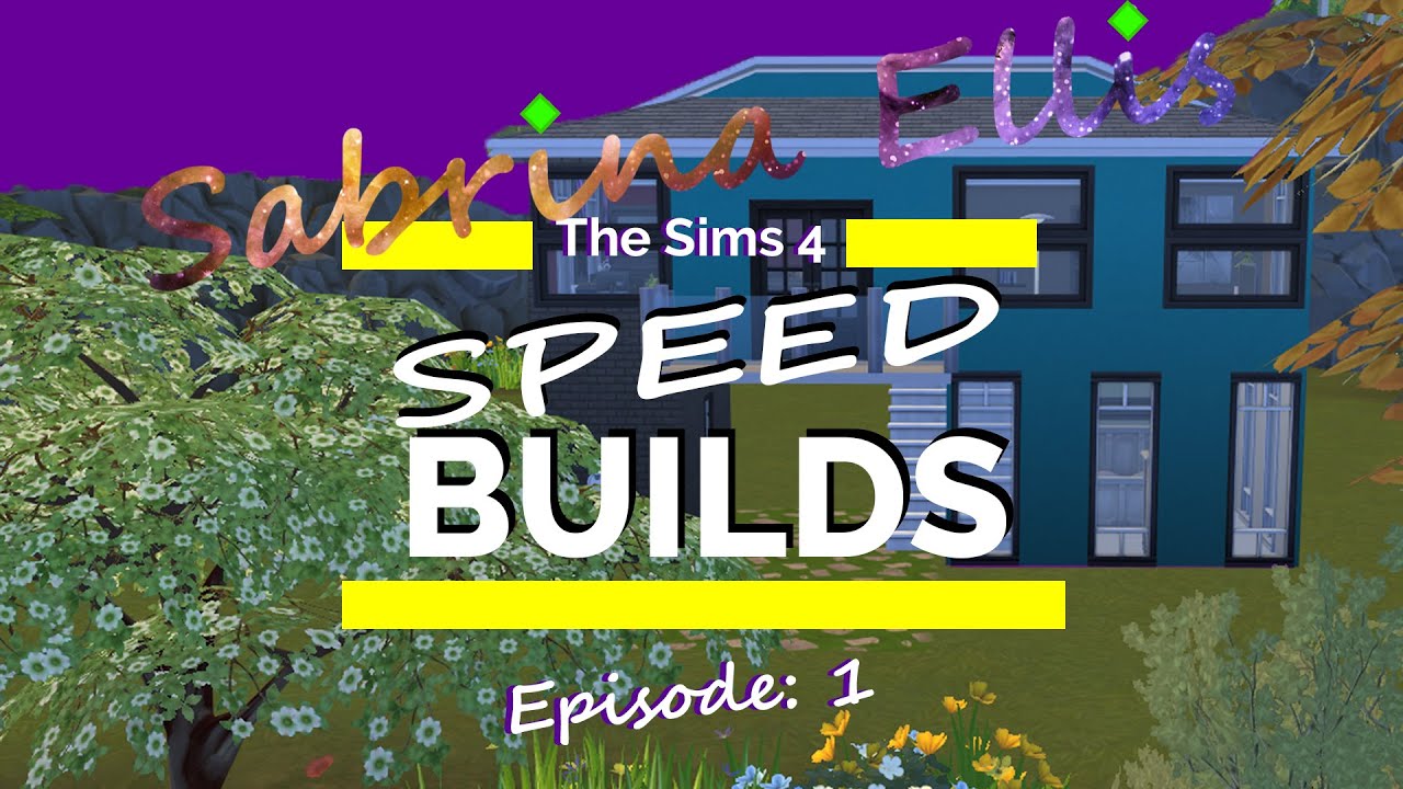 The Sims 4- Speed Builds: Modern Home (No CC) - YouTube