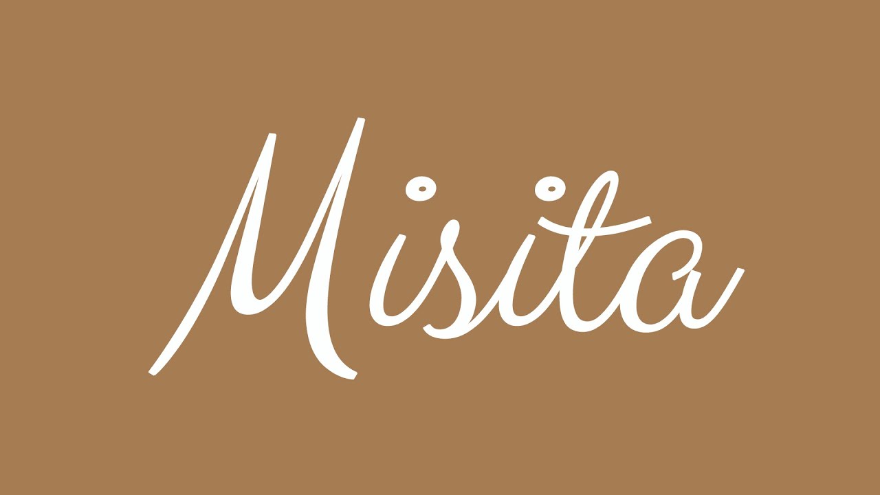 Learn how to Write the Name Misita Signature Style in Cursive Writing ...