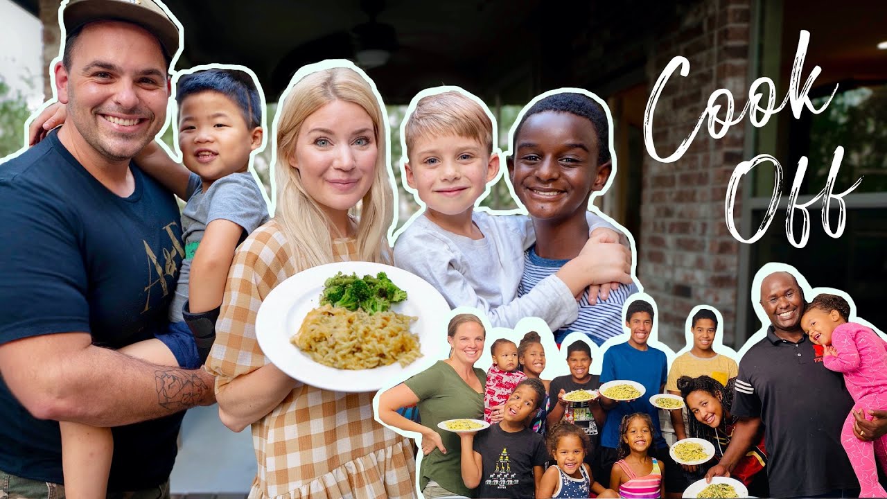 COOK-OFF CHALLENGE for our HUGE FAMILIES! 😳 UNDER $25?! - YouTube