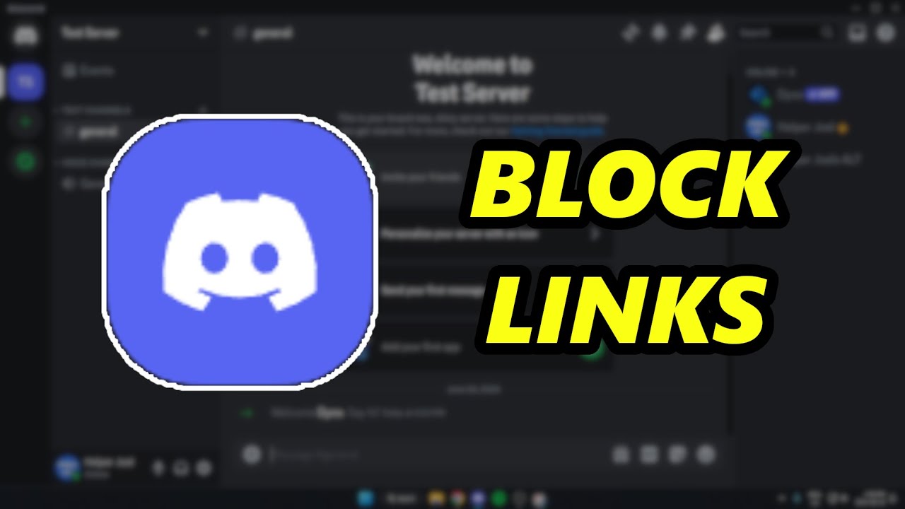 How To Block Links In Discord Server Using Dyno Bot - YouTube