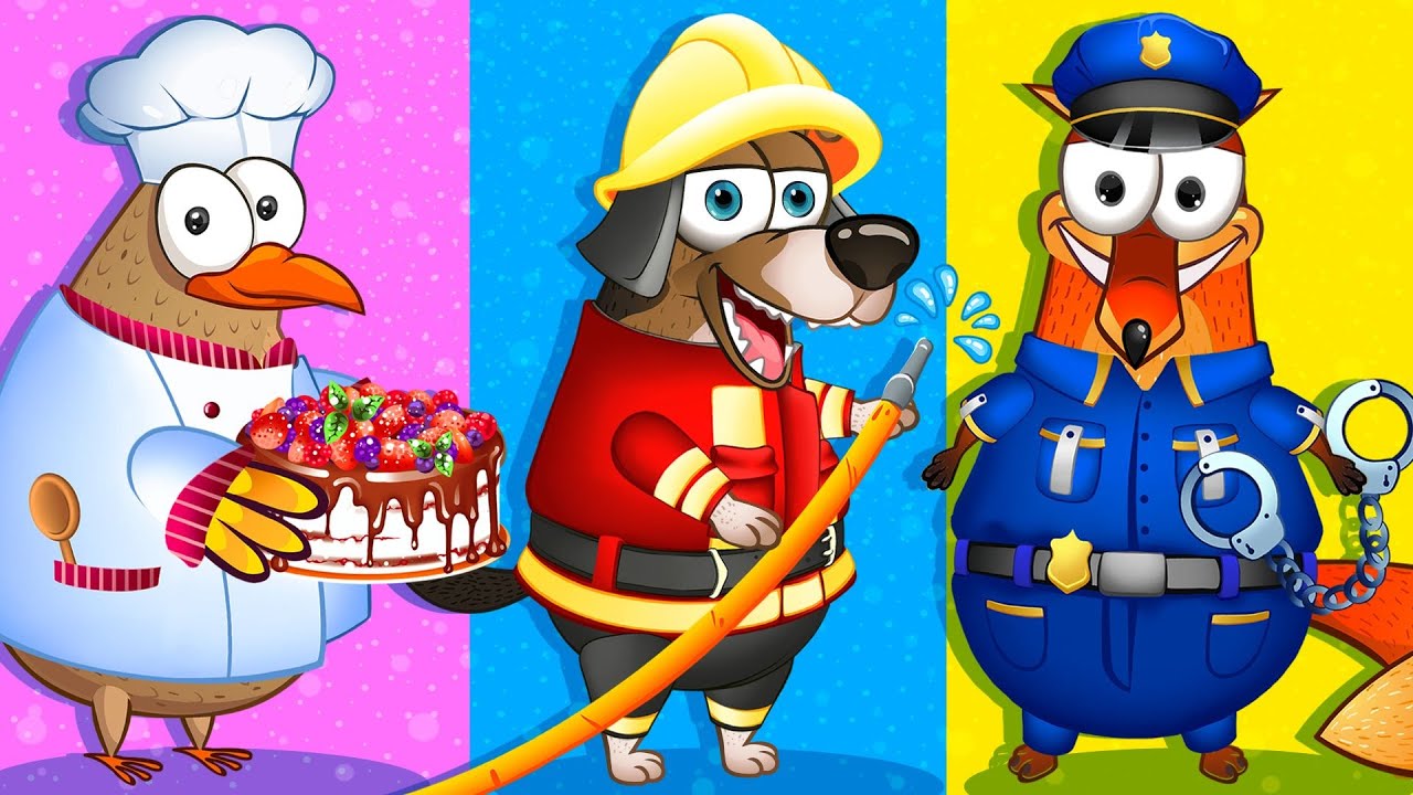 Profession | Top Kids Songs from the Fox and Chicken Songs! | Fox and ...