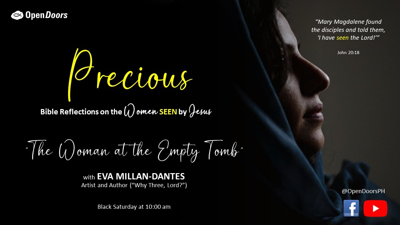 "The Woman at the Empty Tomb" - Eva Dantes - PRECIOUS: Bible ...