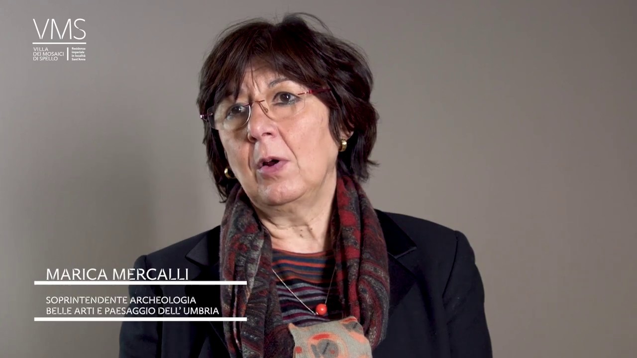 Villa dei Mosaici di Spello - intervista Marica Mercalli - YouTube