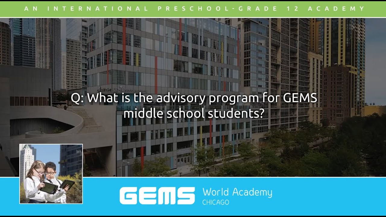 What is the advisory program for GEMS middle school students? - YouTube