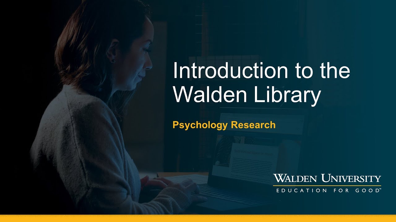 Webinar: Introduction to Psychology Library Research - YouTube