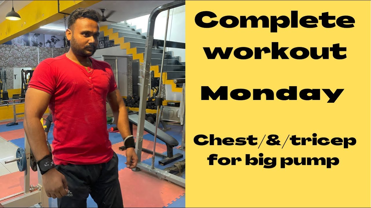 Day-1 / Monday/ Chest & Triceps workout-Most Effective! #Gymandmasti ...