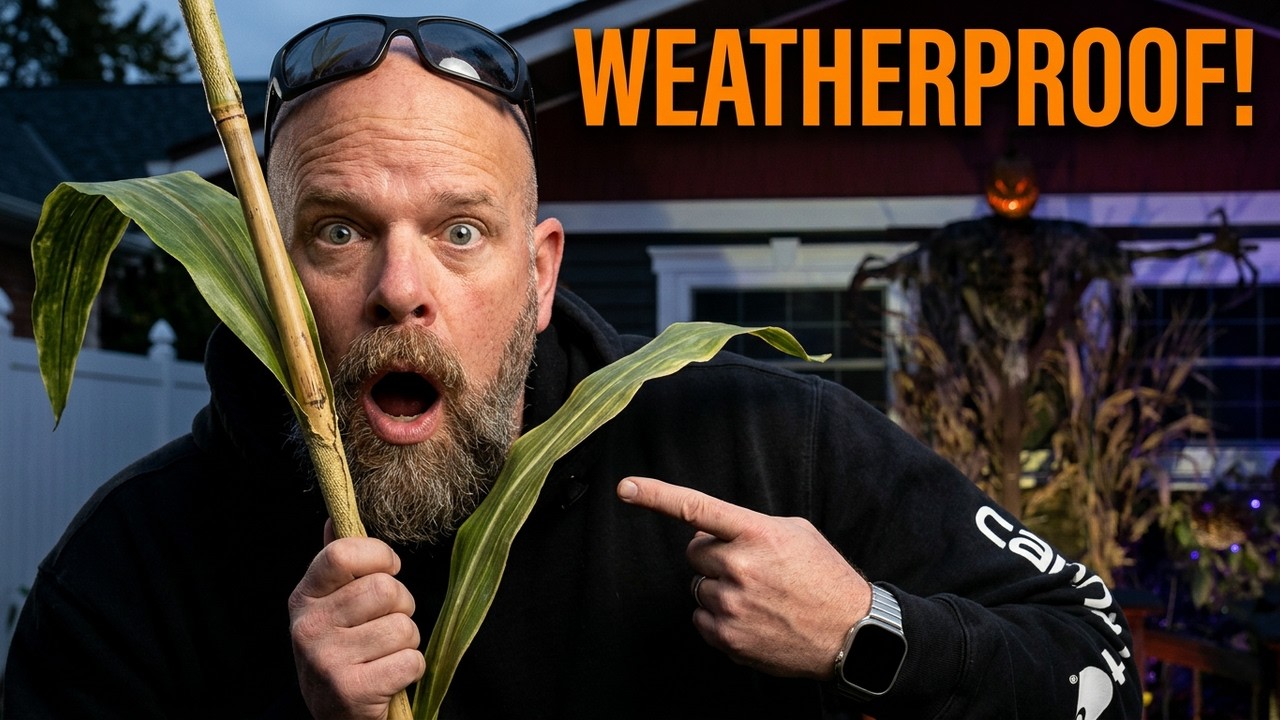 The Easiest & Fastest Way to Build DIY Corn Stalks - YouTube