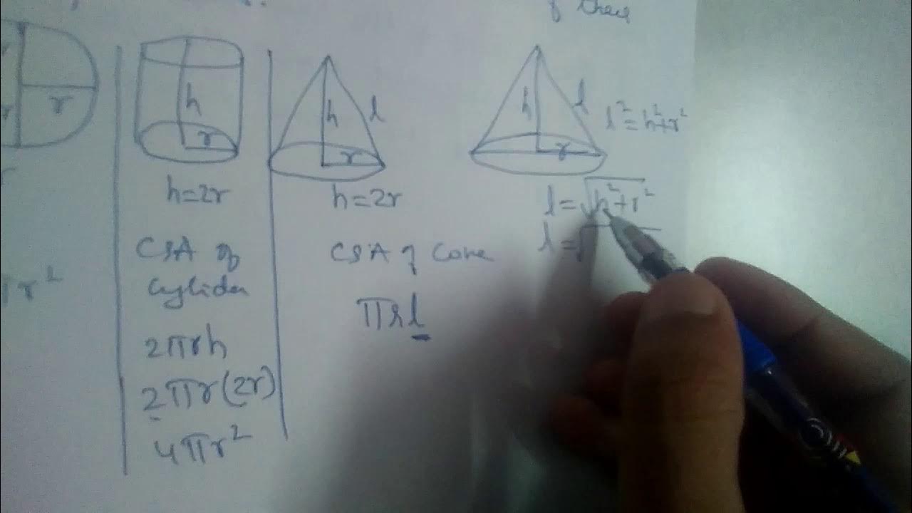 A sphere cylinder and a cone are of same radius and same height. Find ...