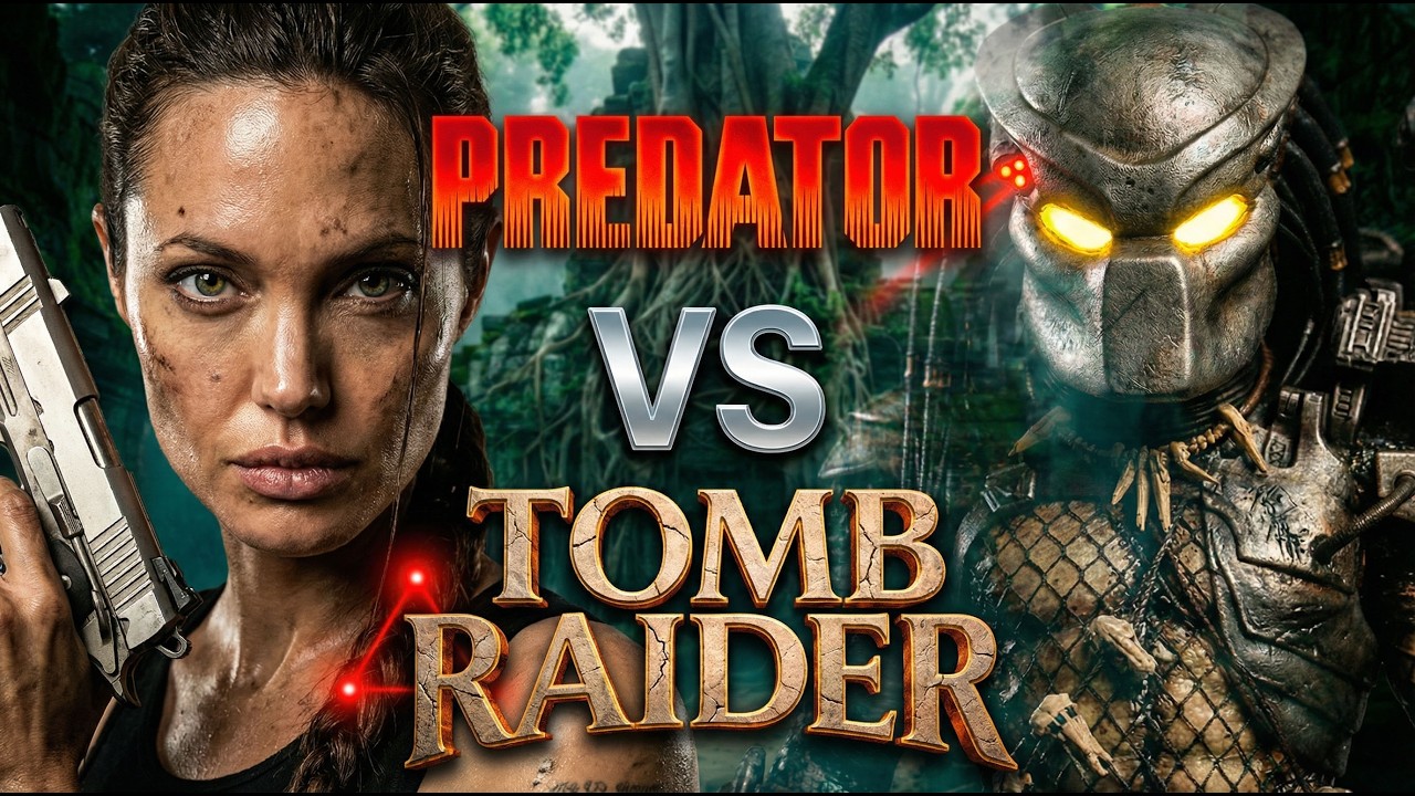 Predator vs Lara Croft (1987) | Epic AI Generated Concept Trailer with ...