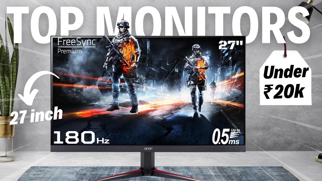 Best 27 inch Gaming Monitors under ₹ 20000 in 2024 : QHD, High Refresh ...