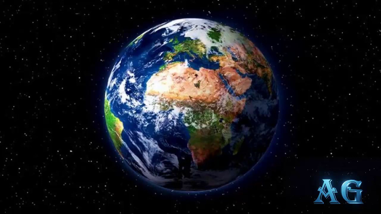 Earth Particles animation - YouTube