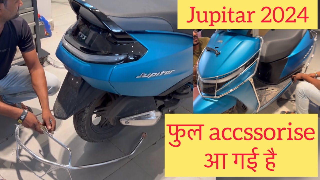 New TVS Jupiter 110cc Accssorice 2024 feting #jupiter #tvs #vlog # ...