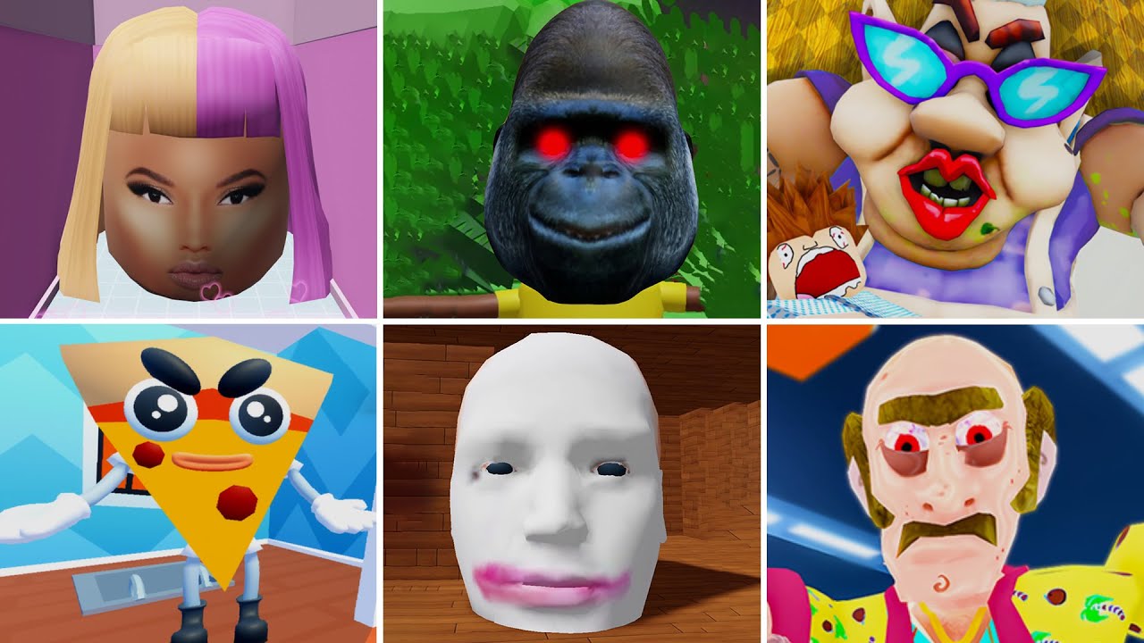 Head Morphs Run From Felipa Running Head, Animal Gorilla Running Head ...