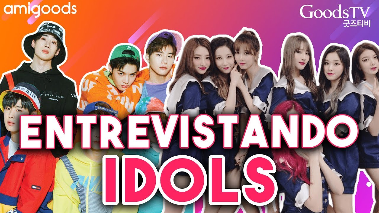 Entrevistando Idols K-Pop en Backstage de Weekly Idol - YouTube