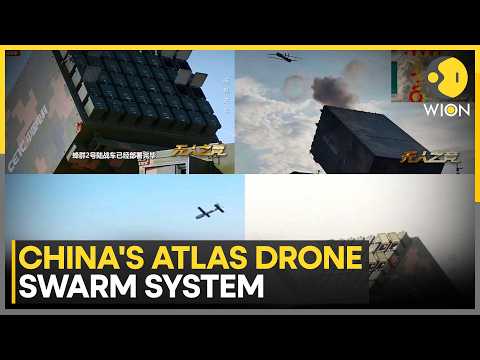 China Unveils Atlas Drone Swarm System | Next-Gen Military Technology | WION