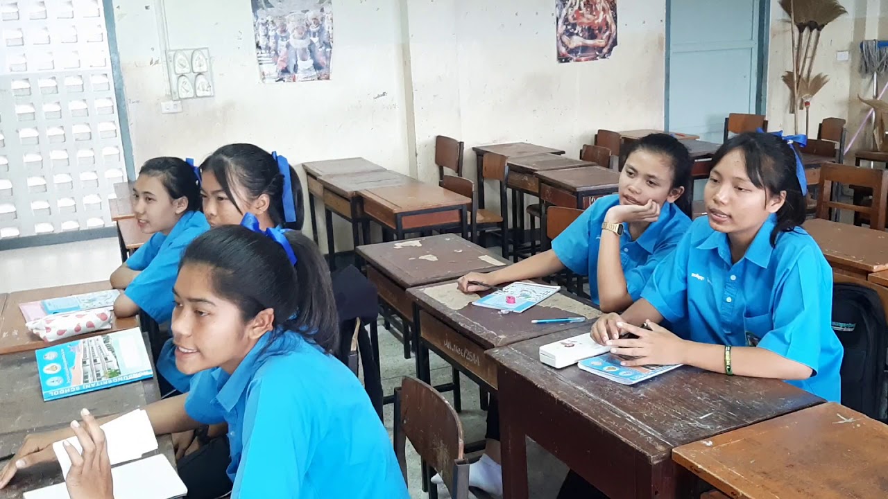 เยี่ยมห้องสอน Ms.Yanni (เหยียนนี่) ครูจีน สอนห้อง ม.5/5 โนนสูงศรีธานี ...