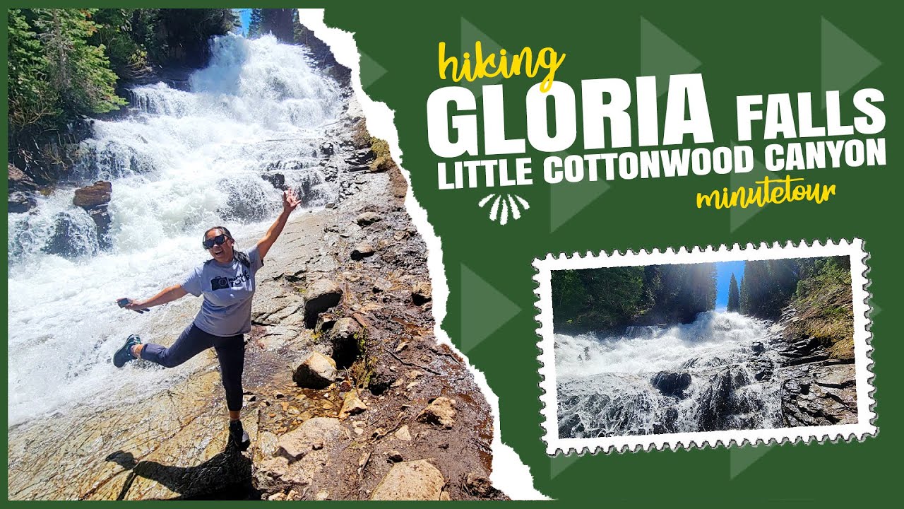 Hiking Gloria Falls - Little Cottonwood Canyon | MinuteTour - YouTube
