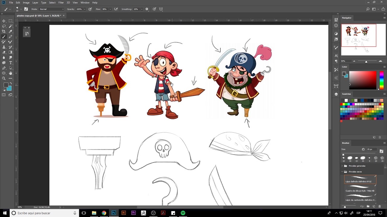 04/07 Key Concepts — Character Design: Create Your Own Pirate Crew_ENG ...