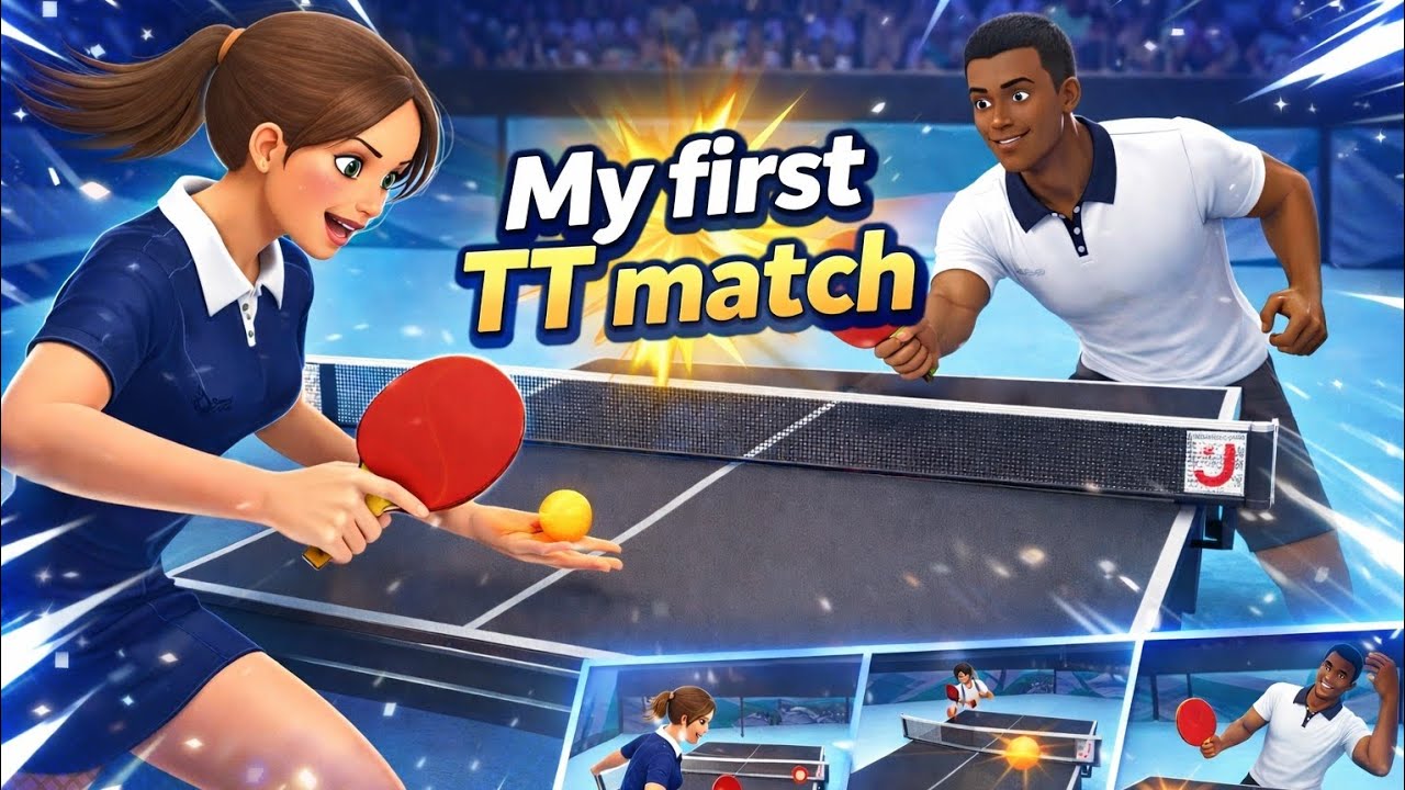 My First TT Match 😍 | Table Tennis Game Full Video | Epic Rally & Fun ...