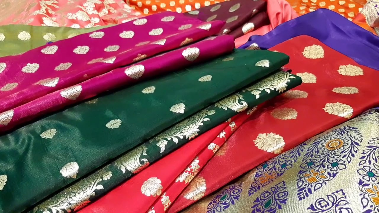 Banarasi sari factory complete tour | designer sari | silk sari ...