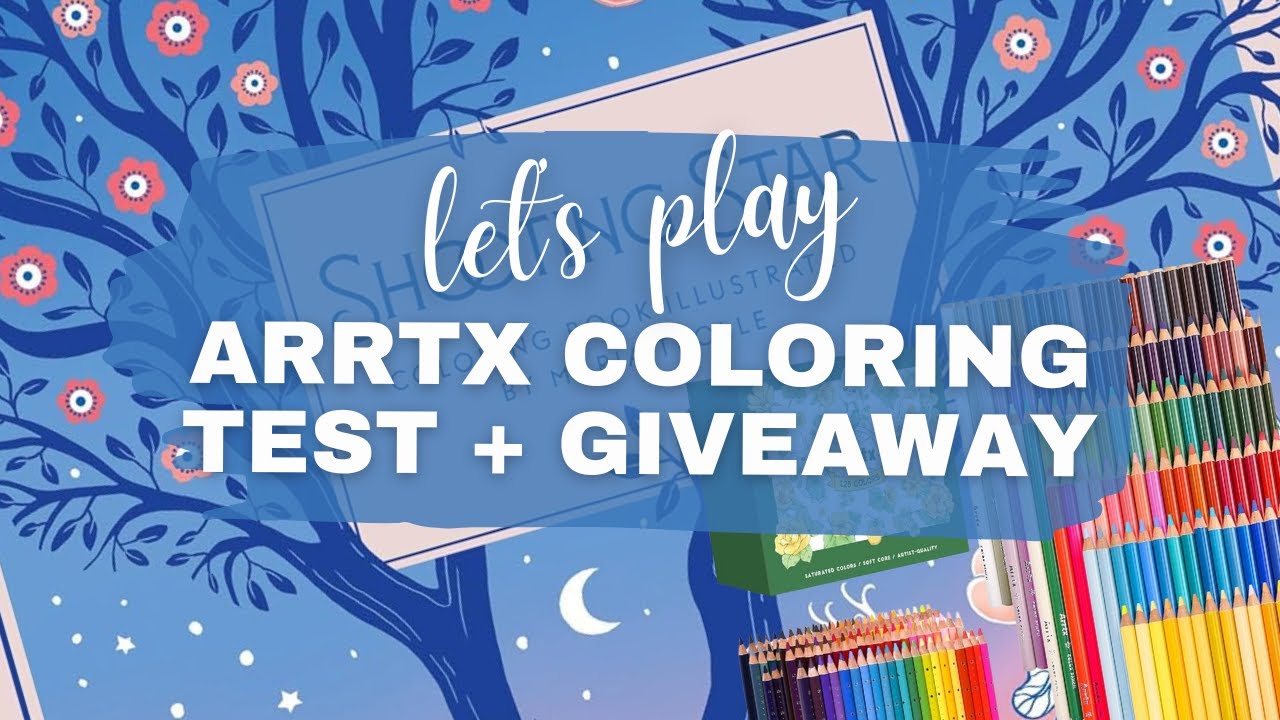 Let's Play with Arrtx Pencils and a New Release Book (Giveaway Time ...