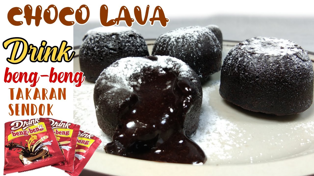 RESEP CHOCO LAVA TERMUDAH, TAKARAN SENDOK - YouTube