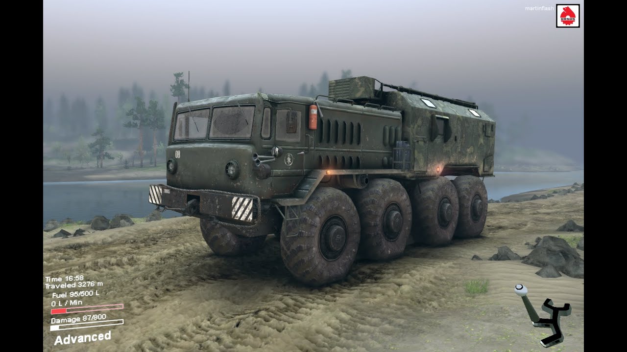 SPINTIRES Maz 537 [D-537] - YouTube