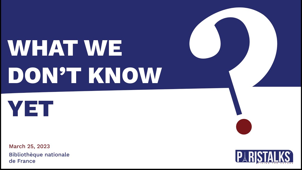 What We Dont Know - Yet - YouTube