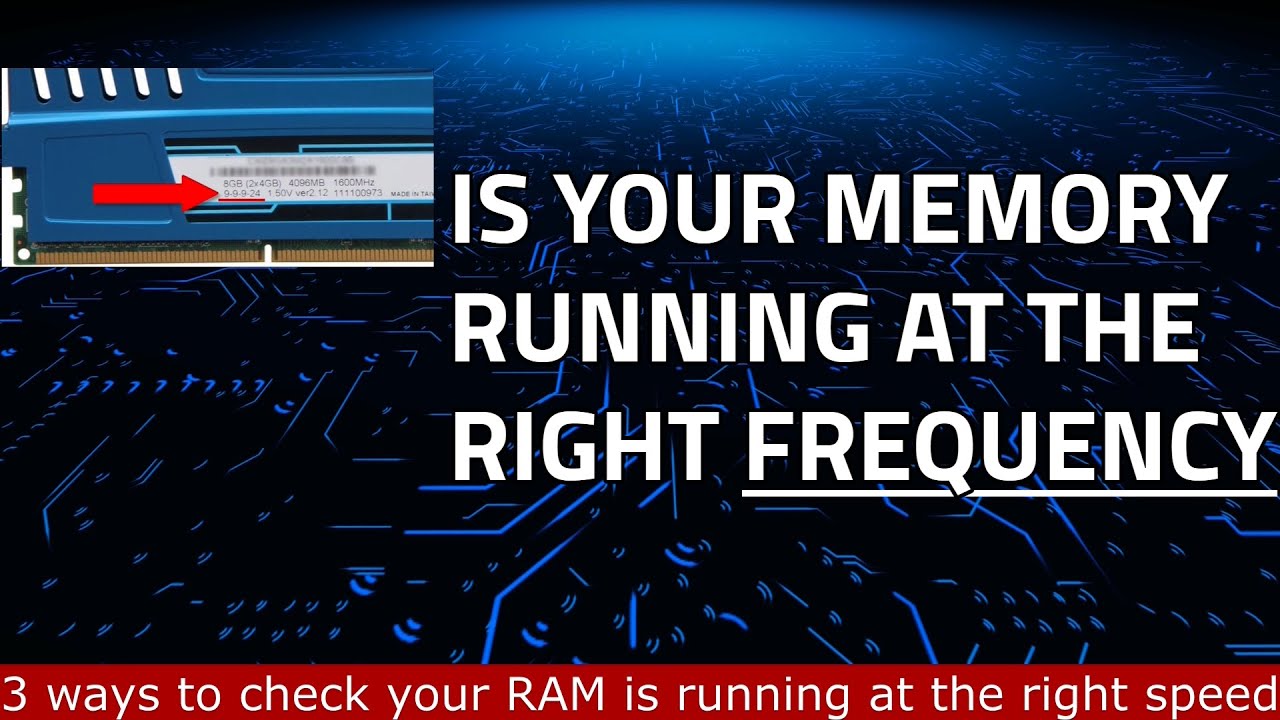 How To Check Your Memory Speed 3 Ways YouTube how-to-check-your-memory-speed-3-ways-youtube