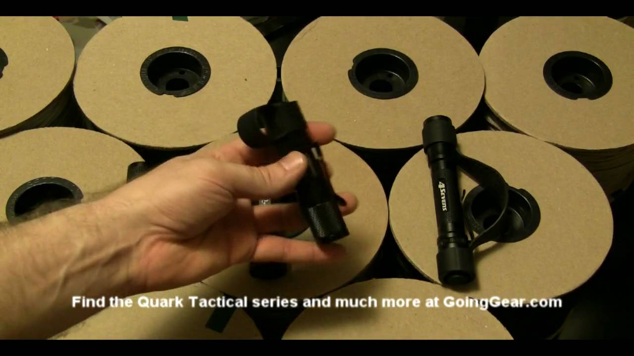 GoingGear.com - 4Sevens Quark Tactical Lights - YouTube