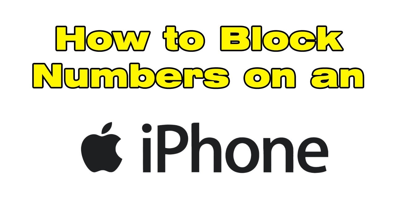 How to Block Numbers on an iPhone (Block Spam Calls on iPhone) - YouTube