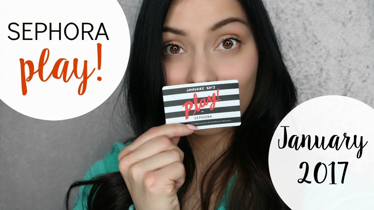 Sephora Play Box Unboxing! January 2017 - First Impressions - YouTube