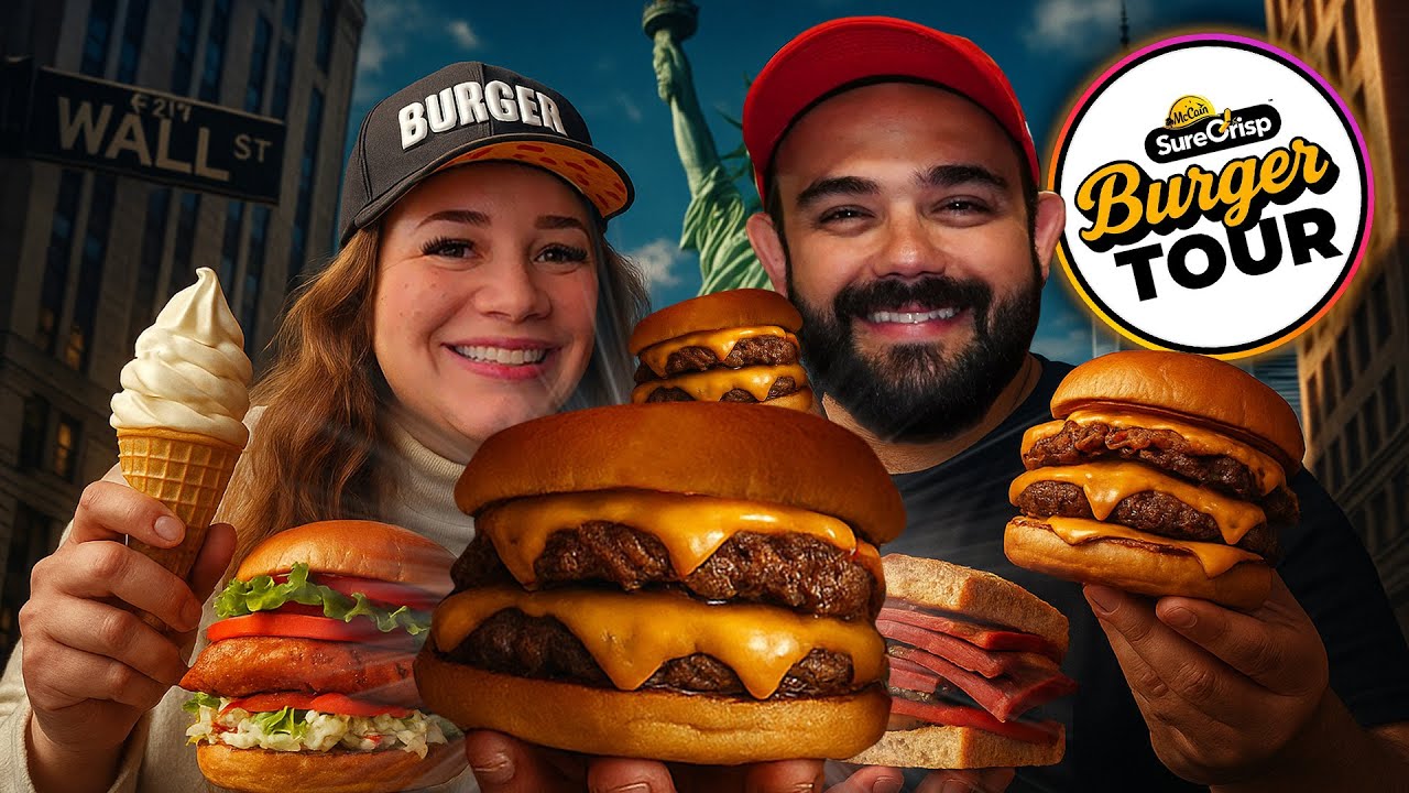 Burger Tour NOVA IORQUE 2025 Completo | Hambúrguer Perfeito - YouTube