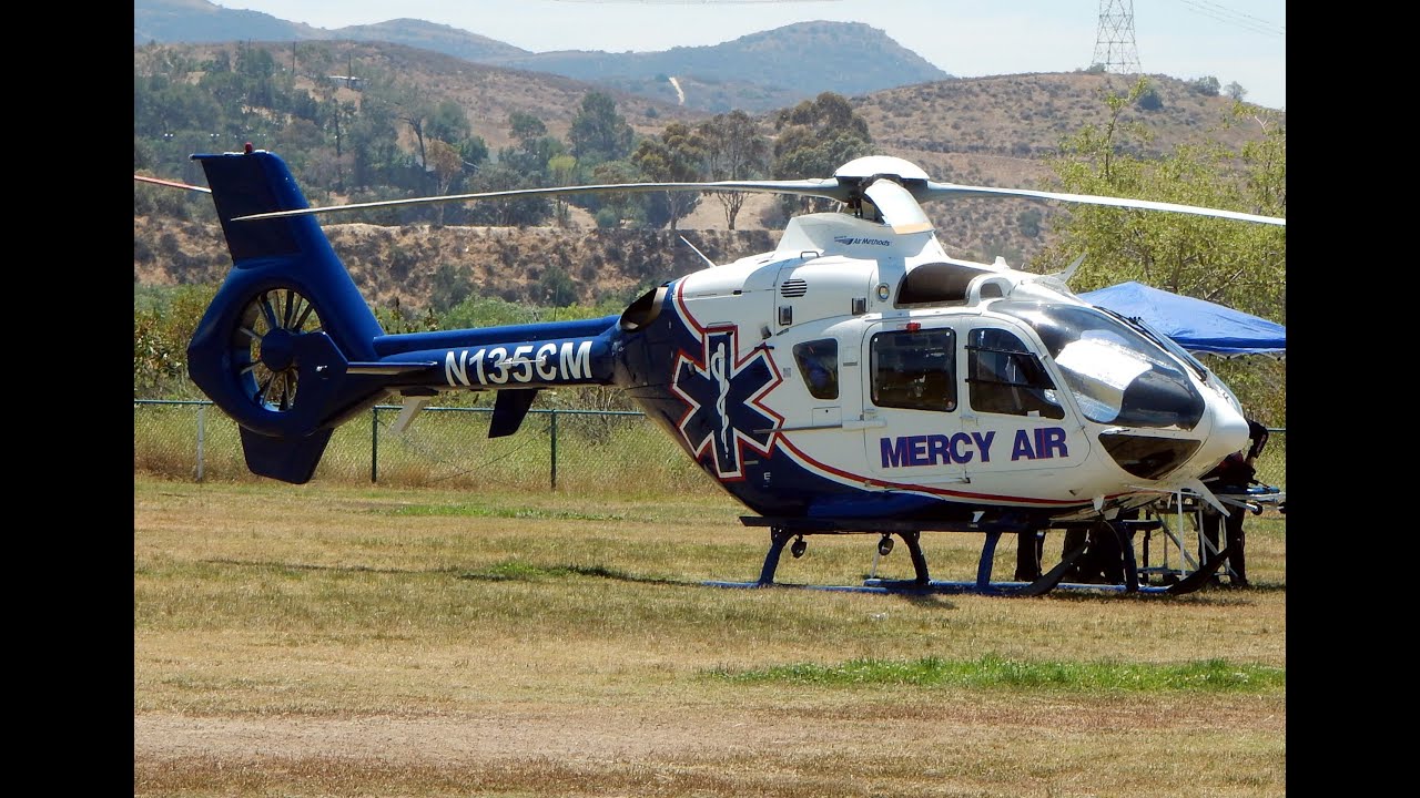Eurocopter EC135 Helicopter N135CM Mercy Air at 2016 American Heroes ...