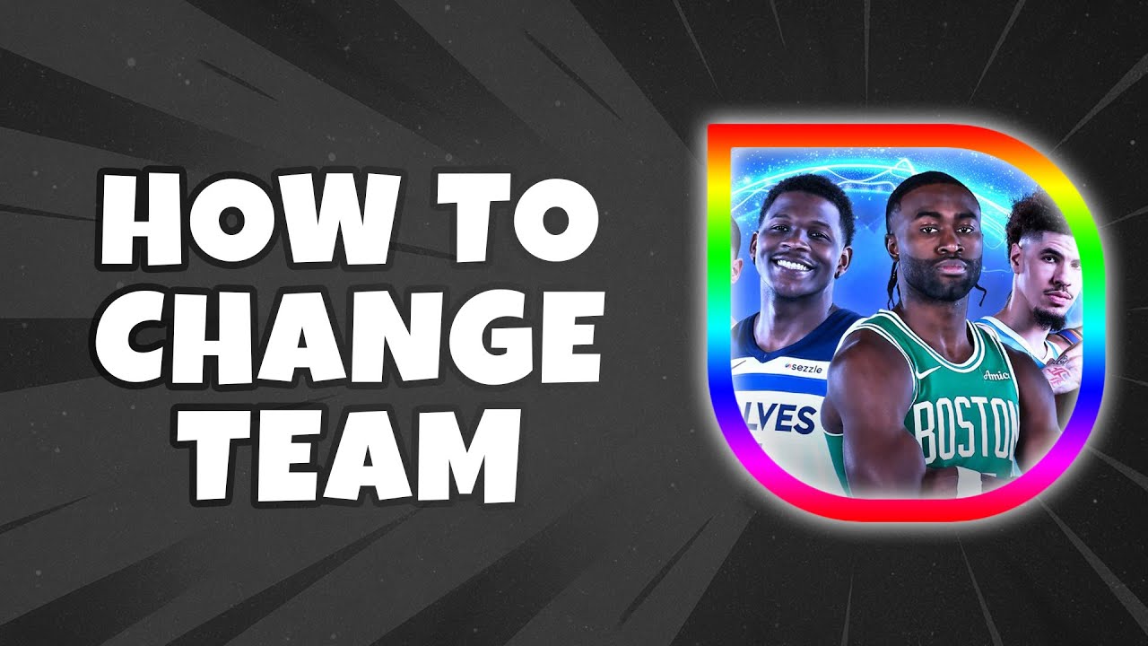 How To Change Team In NBA Live Mobile (Quick Tutorial) - YouTube