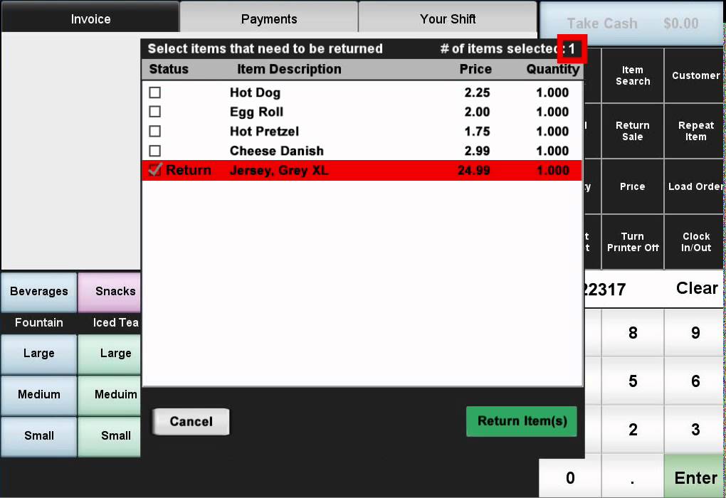 Returning a Retail Item at the POS - YouTube