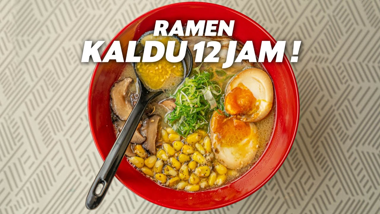RAMEN KALDU STRONG ! RASA RESTO PADAHAL KEDAI KECIL ! - YouTube