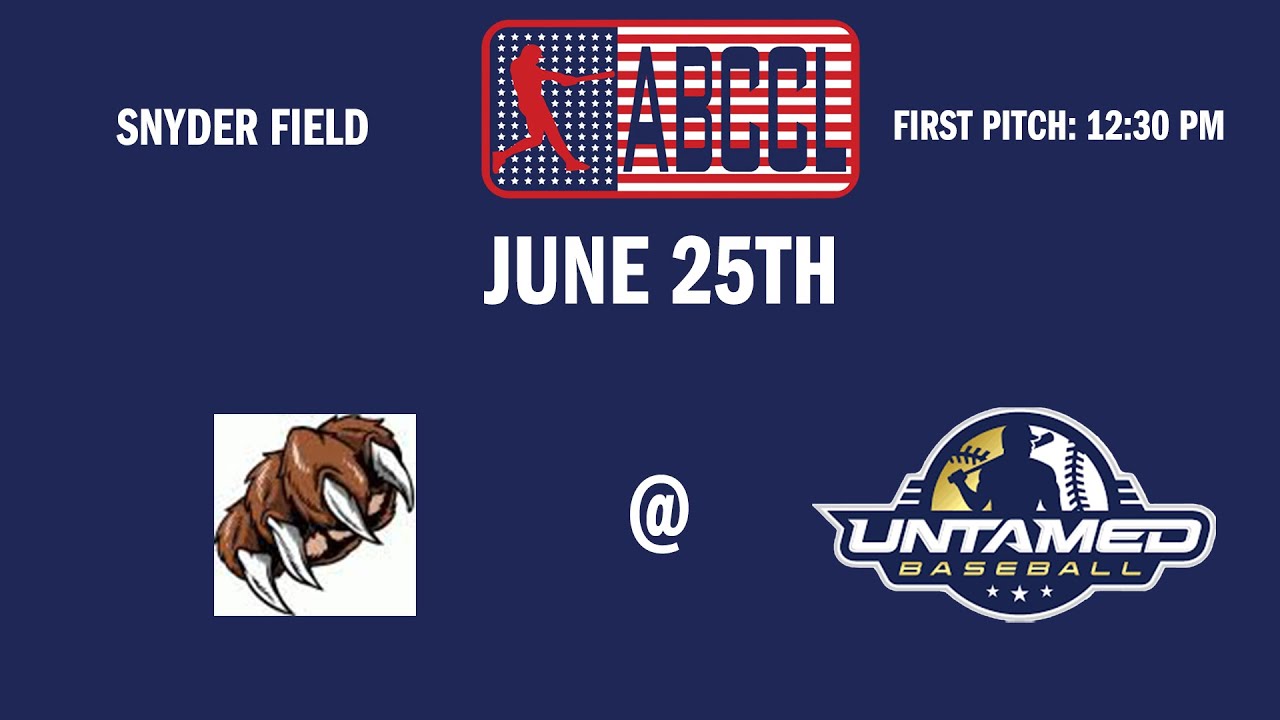 Essex Cubs vs Untamed Baseball - Game 2 (6/25) - YouTube