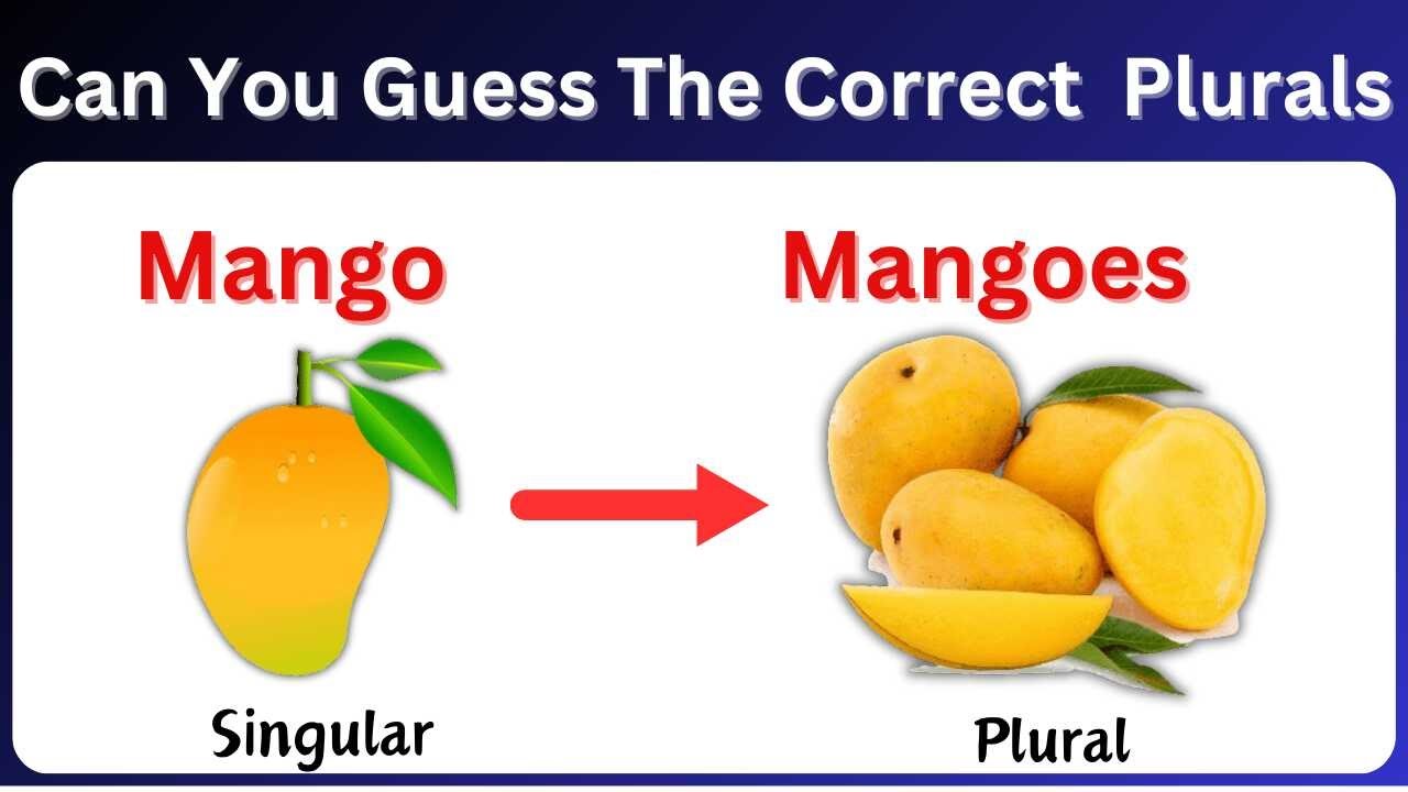 Plural quiz| Challenge Yourself in English language quiz ...