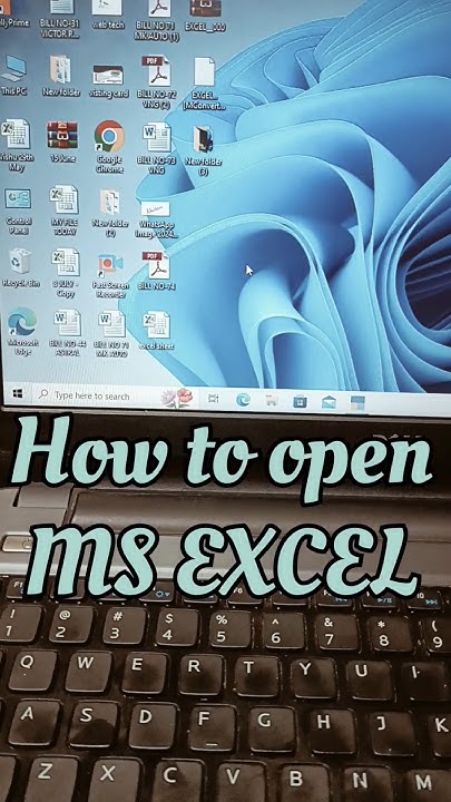 How to open Ms Excel || Ms Excel kaise open kare #excel #shorts # ...