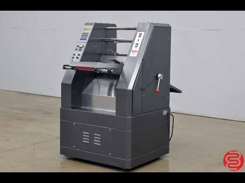 Rollem Auto 4 Perf Slit Score Numbering Machine - YouTube