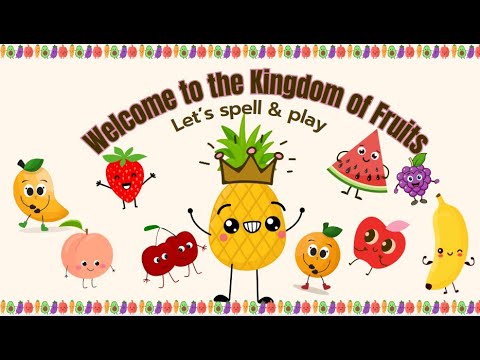 🎉Fruit Spelling Fun! 🍎🍌🍓 Learn & Play with Grambi 🌈 - YouTube