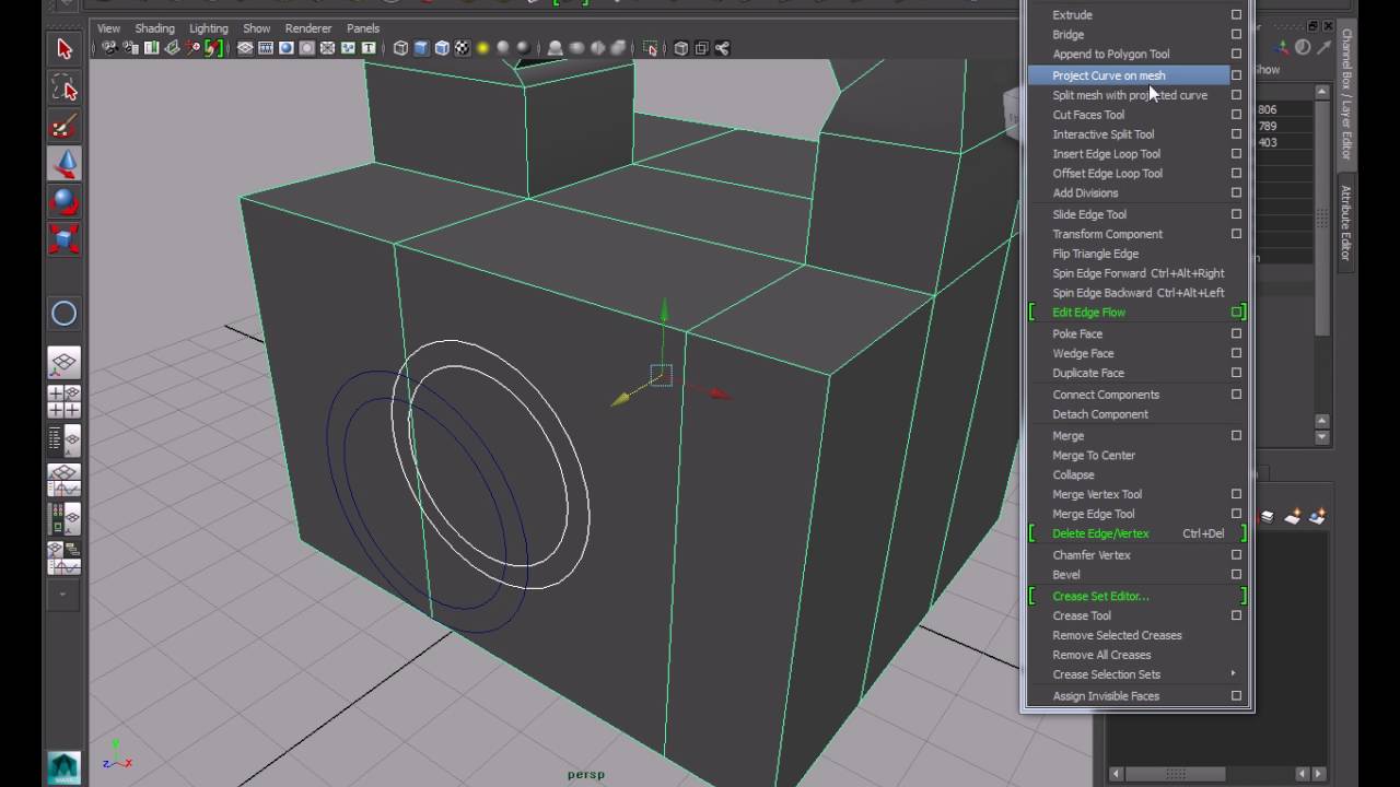 아톰님의 마야(Maya)강좌-폴리곤(Polygon)툴- 02강좌 - YouTube