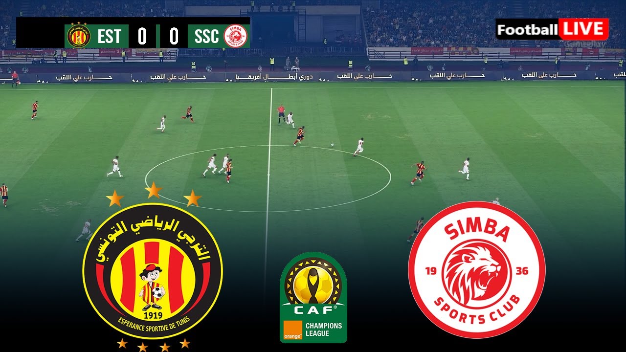 ES TUNIS vs SIMBA SC - CAF Champions League 25/26 | Match Today ...