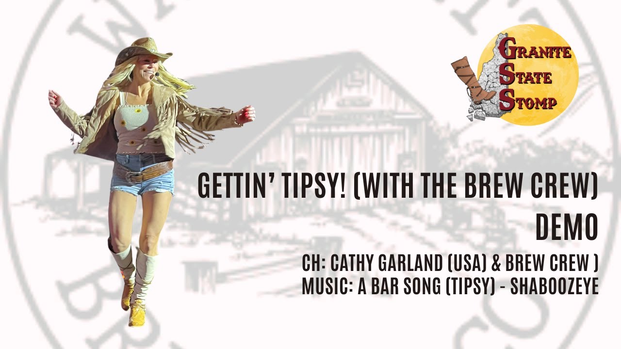 Gettin’ Tipsy! (with the Brew Crew) - Line Dance Demo - YouTube