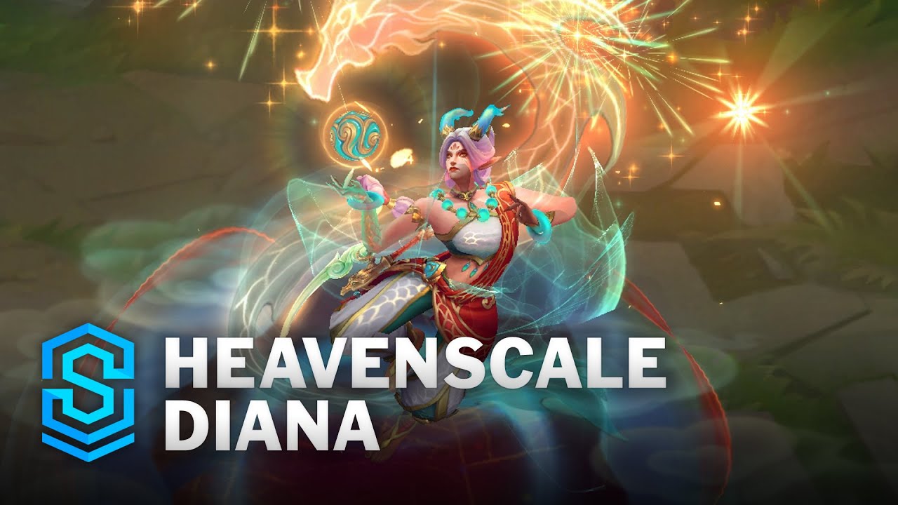 Heavenscale Diana Skin Spotlight - Pre-Release - PBE Preview - League of Legends - YouTube