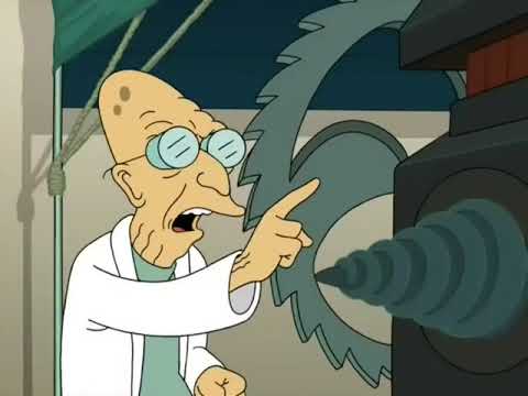 Futurama - Such senseless aggression. Come on, let's go for a paddle ...